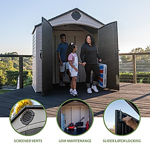Lifetime Outdoor Storage Shed, 8 x 5 Foot