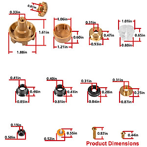 yourour RK-17MH Repair Kit Metal Handle,Outside Faucet,Compatible with Woodford Model 17