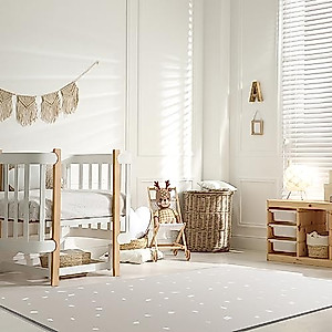 Stylish Baby Play Mat - Soft, Easy to Clean 5.6 x 4 ft. Floor Mat Creates A Safe Play Area for Your Baby Boy or Girl - The Perfect Modern Foam Playmat Fits Nicely with Your Kids Playroom Or Home Decor