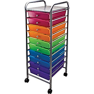Advantus, AVT34004, 10-Drawer Organizer, 1 Each, Multi