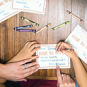 Drake Mason Kids Thank You Cards, 25 Fill in The Blank Thank You Cards for Kids, Children, Toddlers, Boys & Girls - Thank You Notes with Envelopes