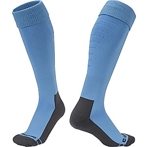 Champro Men's Standard Player Soccer Socks, Light Blue, X-Small