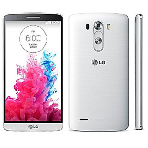 LG D850 32GB WHITE G3 D850 32GB Unlocked GSM 4G LTE Quad-HD 13MP Camera Smartphone - Silk White