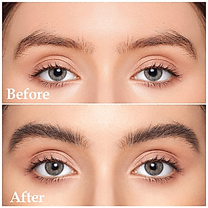 Boobeen Liquid Eyebrow Pen, Micro Brow Pen-0.01mm Precision Tip, Eyebrow Filler Pencil Creates Natural Eyebrow Makeup Long Lasting