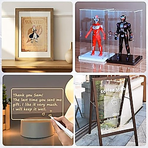 Falken Design Acrylic Plexiglass Sheet, Clear, 10" x 28" x 1/12"