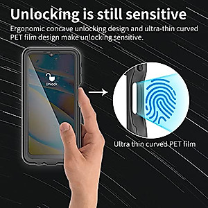 Hllhunkhe for Samsung Galaxy A13 5G Waterproof Case with Built-in Screen Protector - Rugged Full Body Underwater Dustproof Shockproof Drop Proof Protective Cover for Samsung Galaxy A13 5G (Black)