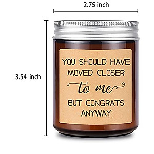 Lavender Scented Candles - Housewarming Gift for New Home, House Warming Gifts for Women, Men, Friend - Housewarming Present, New Home, New Apartment Gifts, Moving Away Gift for Best Friend Female