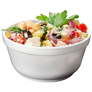 DART 8B20 8 oz Foam Bowl (Case of 1000) White