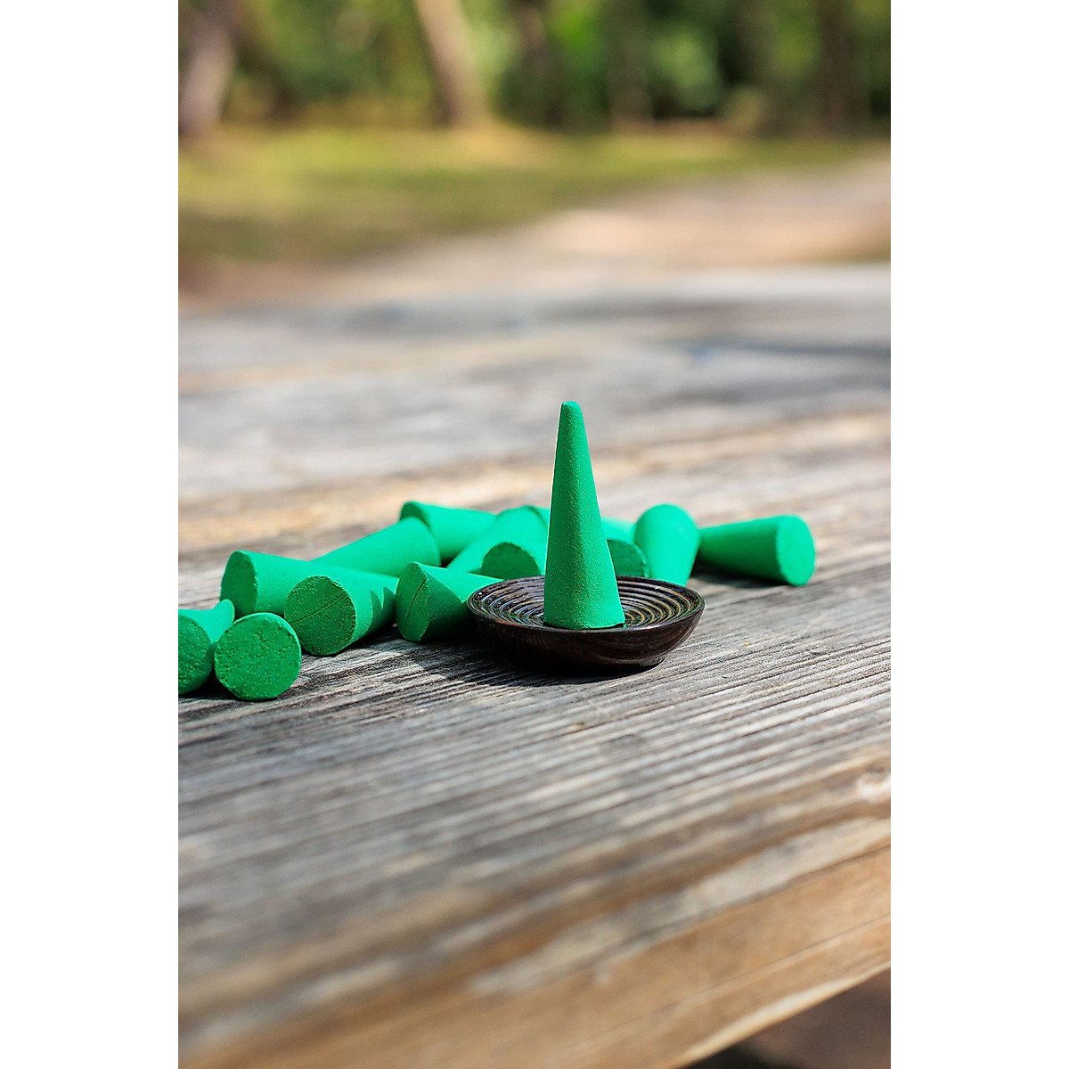 Mosquito Guard 45pcs Mosquito Repellent Incense Cone with 2 Ceramic Dishes - Mosquito Repellent for Patio – No Deet Plant Based Mosquito Repellent Outdoor