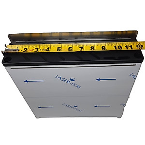 Restaurant/Commercial Kitchen Knife Rack - Holds 10 Knives & Honing Steels - Stainless Steel Wall Mounted Knife Storage