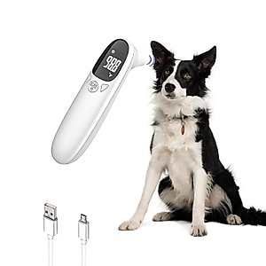 Cat & Dog Thermometer Non-Contact Rechargeable Pet Ear Thermometer,Designed for Pet,Fast and Accurate Temperature Detection