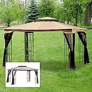 Garden Winds Replacement Canopy Top Cover for The Regency II Gazebo - 350