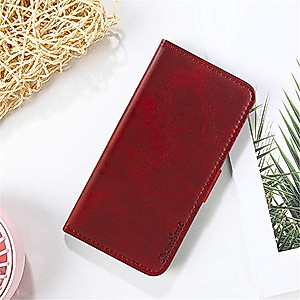 Infinix Smart 5A Case, Leather Wallet Case with Cash & Card Slots Soft TPU Back Cover Magnet Flip Case for Infinix Smart 5A (6.6”)