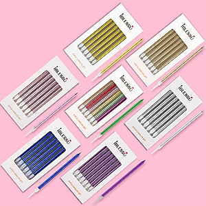 IBLESSU 48 Pcs Birthday Candles - Long Birthday Candles, Cake Candles, Tall Birthday Candles, Party Candles, Cake Candles for Birthday Wedding Decorations Champagne Gold Birthday Candle