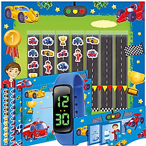 Premium Potty Training Watch & Charts - Pay the Price of a Watch But Receive So Much More - Only Watch with Multiple Alarms (16) to Fit Your Schedule & Easy to Use Smart Timer - Water Resistant (Blue)