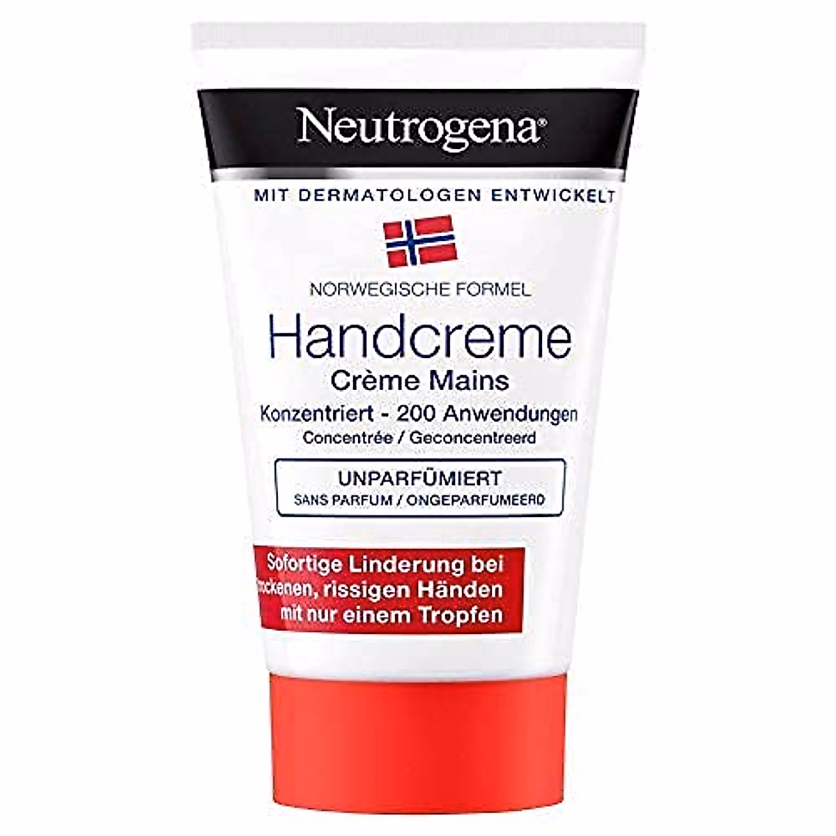 Neutrogena Concentrated Hand Cream, Unscented, Norwegian Formula,Travel Size (1.69 Ounce, Pack of 3)