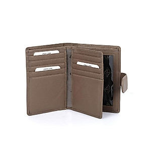 Karla Hanson Women's RFID Blocking Leather Wallet Medium (Black)