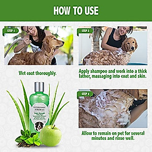 Veterinary Formula Solutions Triple Strength Dirty Dog Concentrated Shampoo,17 oz – DirtRepel Technology Cleans Extra Dirty and Smelly Dogs – Contains Wheat Protein,Shea Butter,Aloe,Vitamin E,Green