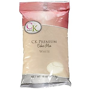CK Products Cake Mix, 18 oz, White