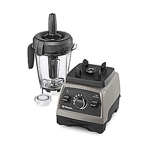 Vitamix Pro 750 Heritage Series, Professional-Grade, 64 oz. Low-Profile Container Bundle with The Vitamix Cookbook - 250 Delicious Whole Food Recipes (Pearl Gray)