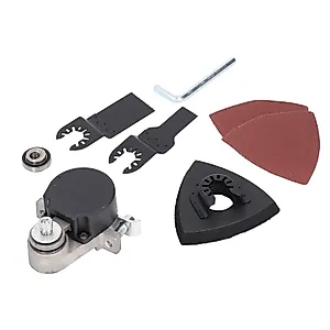 Tgoon Converter Oscillating Tool Adapter Kit, Angle Grinder Adapter, Multifunctional Oscillating Tool Accessories Simple Installation for Woodworking, Oscillating Multitool Accessories Kit