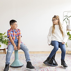 ECR4Kids ACE Active Core Engagement Wobble Stool, 20-Inch Seat Height, Flexible Seating, Black