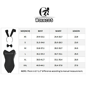 CR ROLECOS Bunny Costume Women Bunny Girl Senpai Cosplay One Piece Bodysuit Suit Sakurajima Mai Outfit Halloween M