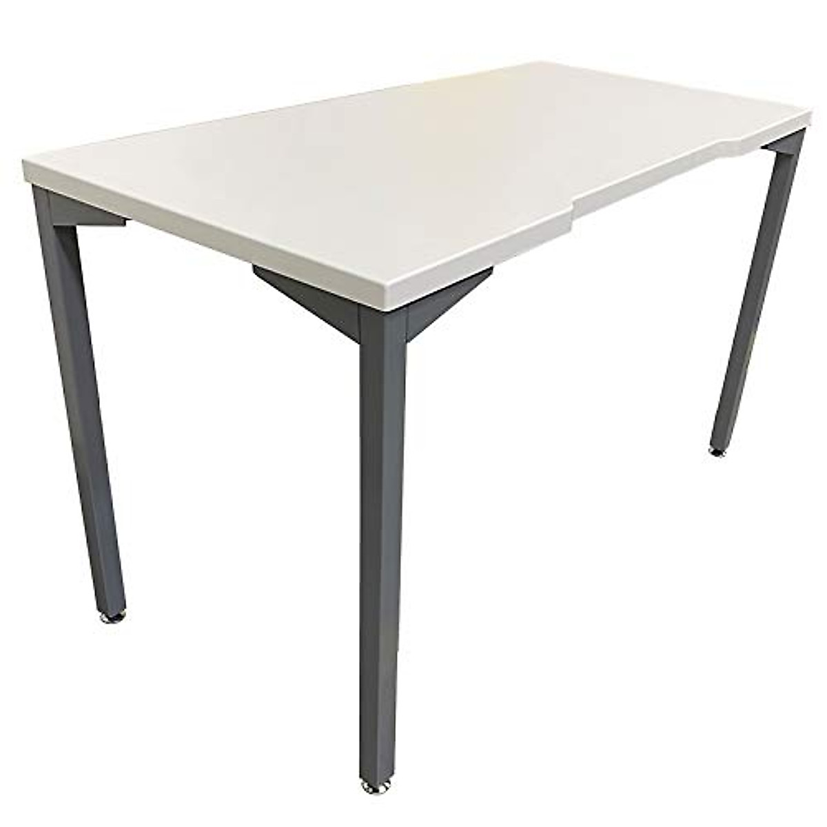 Vari QuickPro Table 48x24 (Discontinued Model) - Office Desk with Durable Laminate Finish - Easy Assembly (White)