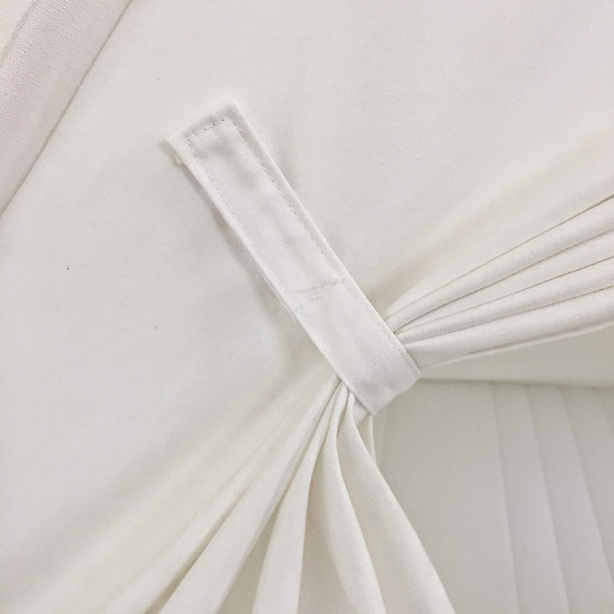 Domestic Objects | Play Tent Bed Canopy | Teepee for Mattress | Cotton Canvas | Premium Quality (Twin/Single with Door) (White)