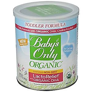 Baby's Only Toddler Formula, Lactose Relief, Organic, 12.7-Ounce Can