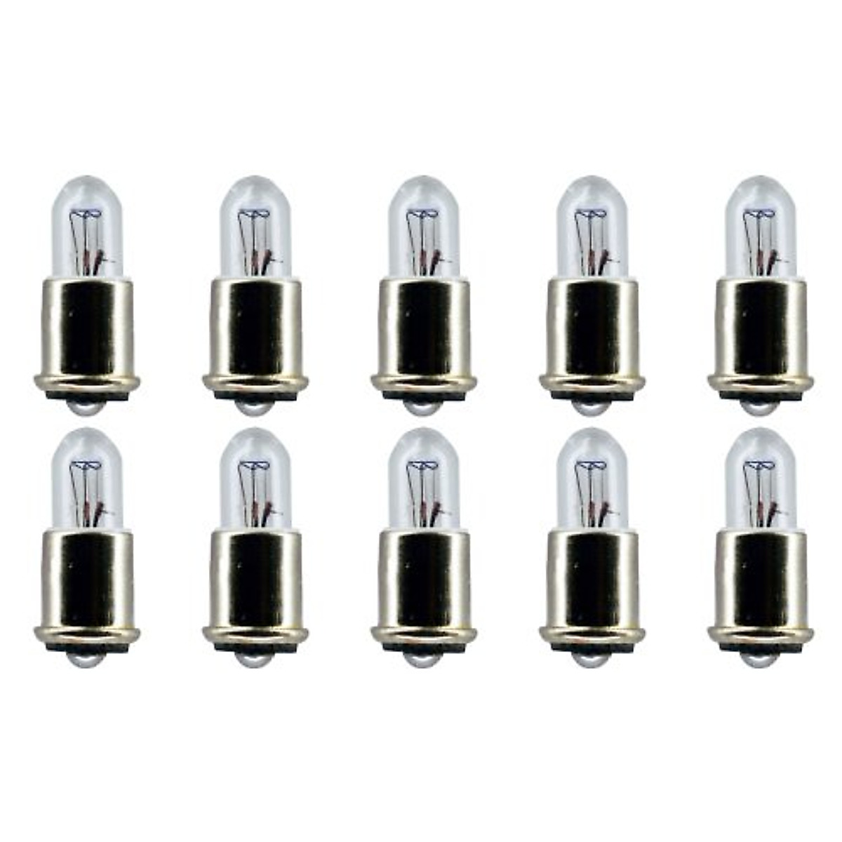 CEC Industries #327 Bulbs, 28 V, 1.12 W, SX6s Base, T-1.75 Shape (Box of 10)