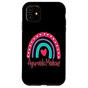iPhone 11 Ayurvedic Medicine Boho Rainbow Case