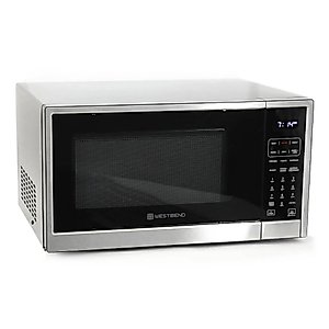 West Bend 3-in-1 Microwave Air Fryer Convection Oven 1000-Watts with 10 Power Levels and 12 Presets, Speed Defrost, Electronic Control Panel and Glass Turntable, 1.3 Cubic Feet, Stainless Steel
