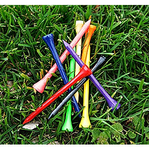 Pride Golf Tee 3-1/4" Way Huge RIPSTIXX Golf Tee (60 Count), Citrus Pink