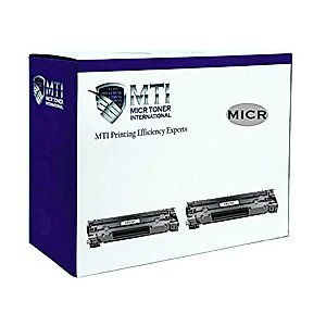 MICR Toner International Compatible MICR Cartridge Replacement for HP 78A CE278A LaserJet P1566 P1606 P1606dn M1536dnf (Black, 2-Pack)
