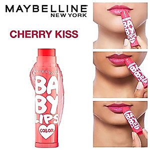 Maybelline Baby Lips Color SPF 16 Lip Balm 4.5g (Cherry Kiss)