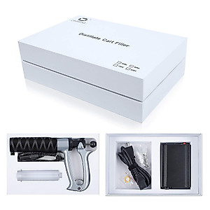 Crossing Upgrade Cartridge Filling Machine 50ml Capacity Handheld semi Automatic Heating cart Filler Gun with Two Tubes