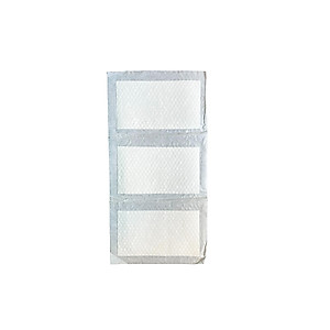 White Foam Trays with Absorbent Meat Pads For Meat Poulty Fish Size 8 1/4" x 5 3/4" (12)
