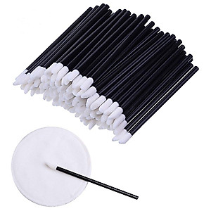 Pimoys Lip Brushes, 200Pcs/Set Disposable Lip Brushes Make Up Brush Lipstick Lip Gloss Wands Applicator Tool Makeup Beauty Tool Kits