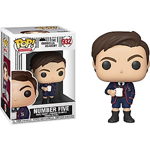 POP Umbrella Academy - Number Five Funko Pop! Vinyl Figure (Bundled with Compatible Pop Box Protector Case), Multicolored, 3.75 inches