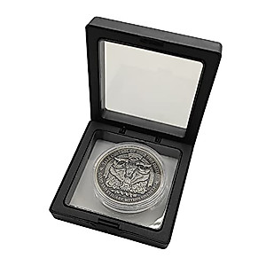 hawkspread Halloween Pumpkin Headless Horseman Soul Handed Over to Demon HOBO Nickel Antique Silver Plated Collection Satan Series Challenge Coin