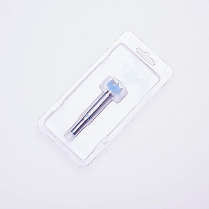 Auniwaig Forstner Drill Bits, 21mm Dia Wood Hole Saw, Auger Opener Cemented Carbide, 80mm Length Woodworking Hinge Hole Drilling Boring Bit Cutter, Round Shank, Blue, 1 Pcs