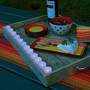 LumaBase Battery Operated Votive Candles - White, Set of 12, 81512