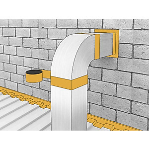 Sika Multiseal, Tear-resistant self-adhesive sealing strip, 150mm x 10m, Gray