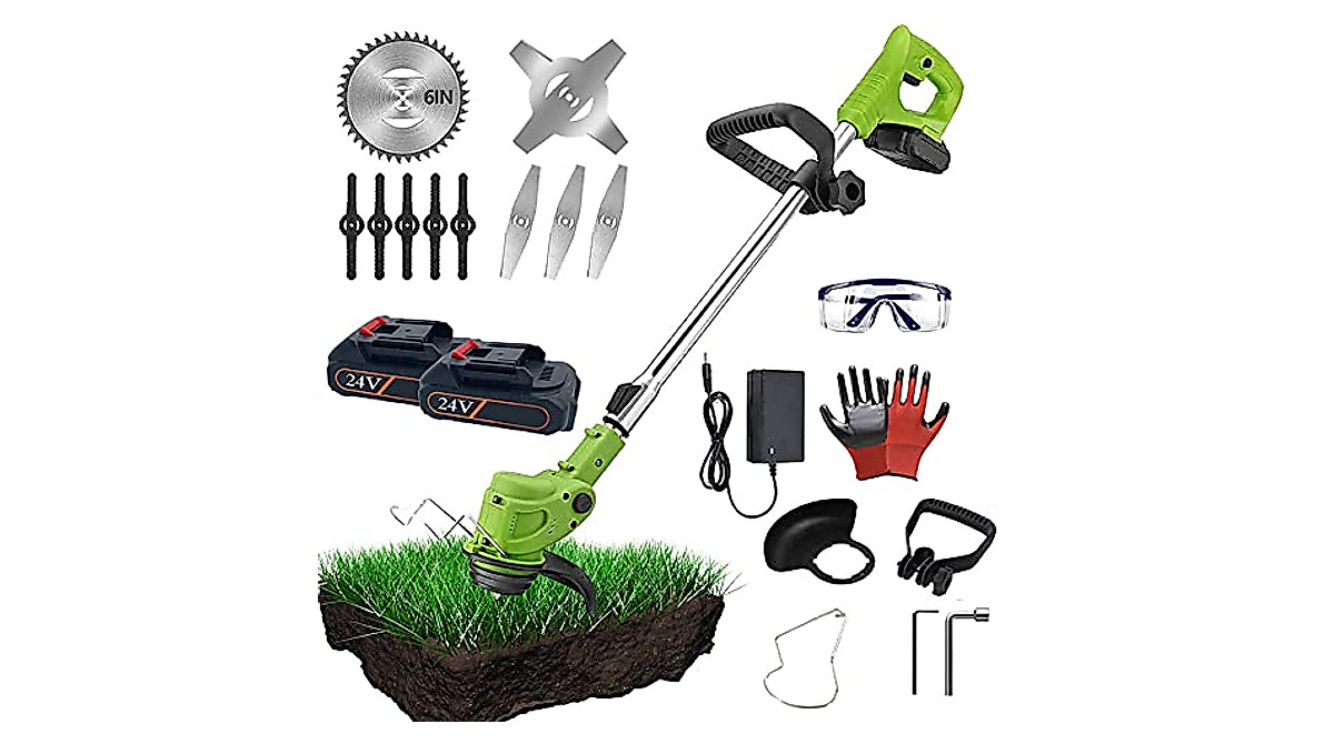 Guoguoba 24V Cordless Grass Cutter - Efficient Trimming Tool
