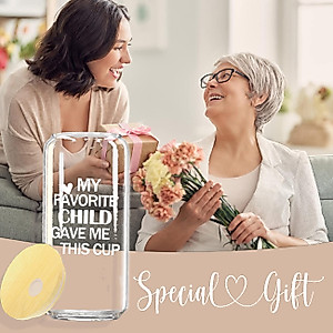 eoscasely Gifts for Mom from Daughter, Son- 16OZ Iced coffee Cup Gift for Mother's Day, Christmas gift for mom，Mom birthday gift, best mom ever gift, mom cup