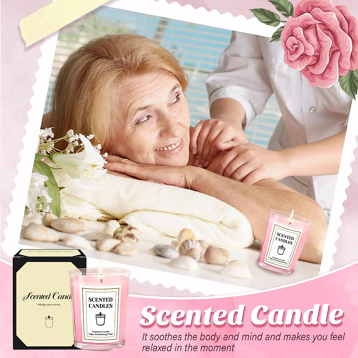 Retirement Gift for Woman, Teacher Retirement Gifts for Women 2025 with Scented Candle, Fuzzy Sock, 20 Oz Tumbler with straw, Happy Retirement Gifts for Retirees, Coworker, Nurses, Grandma, Friends