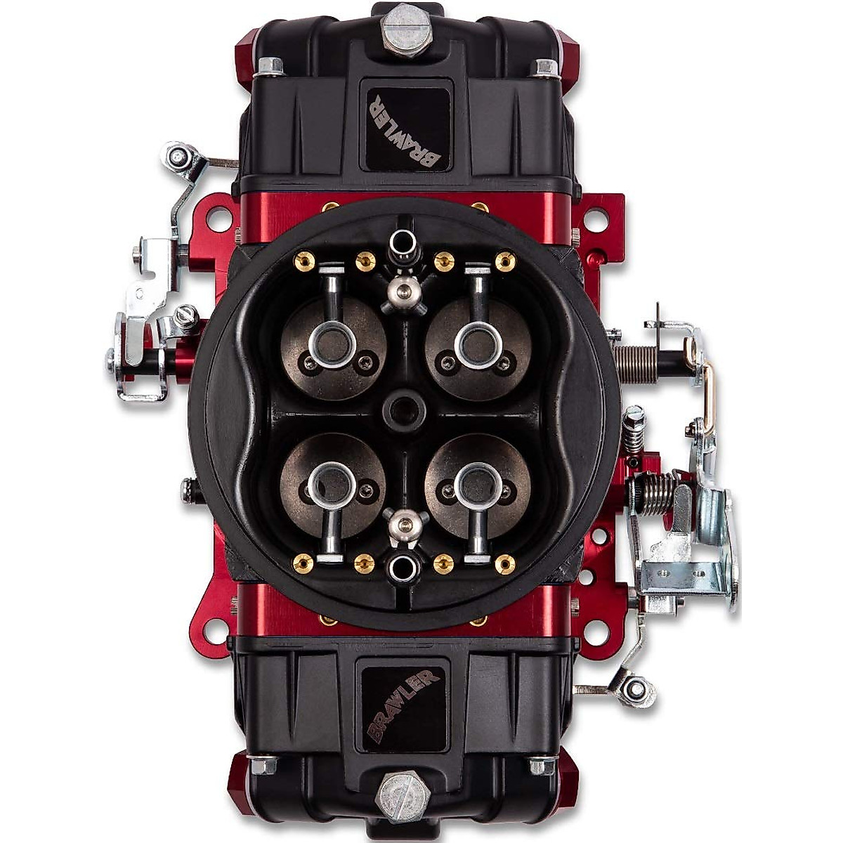 NEW HOLLEY QUICK FUEL 750 CFM BRAWLER RACE CARBURETOR,RED BILLET,BLACK, MECHANICAL SECONDARIES,COMPATIBLE WITH 4150 MODELS