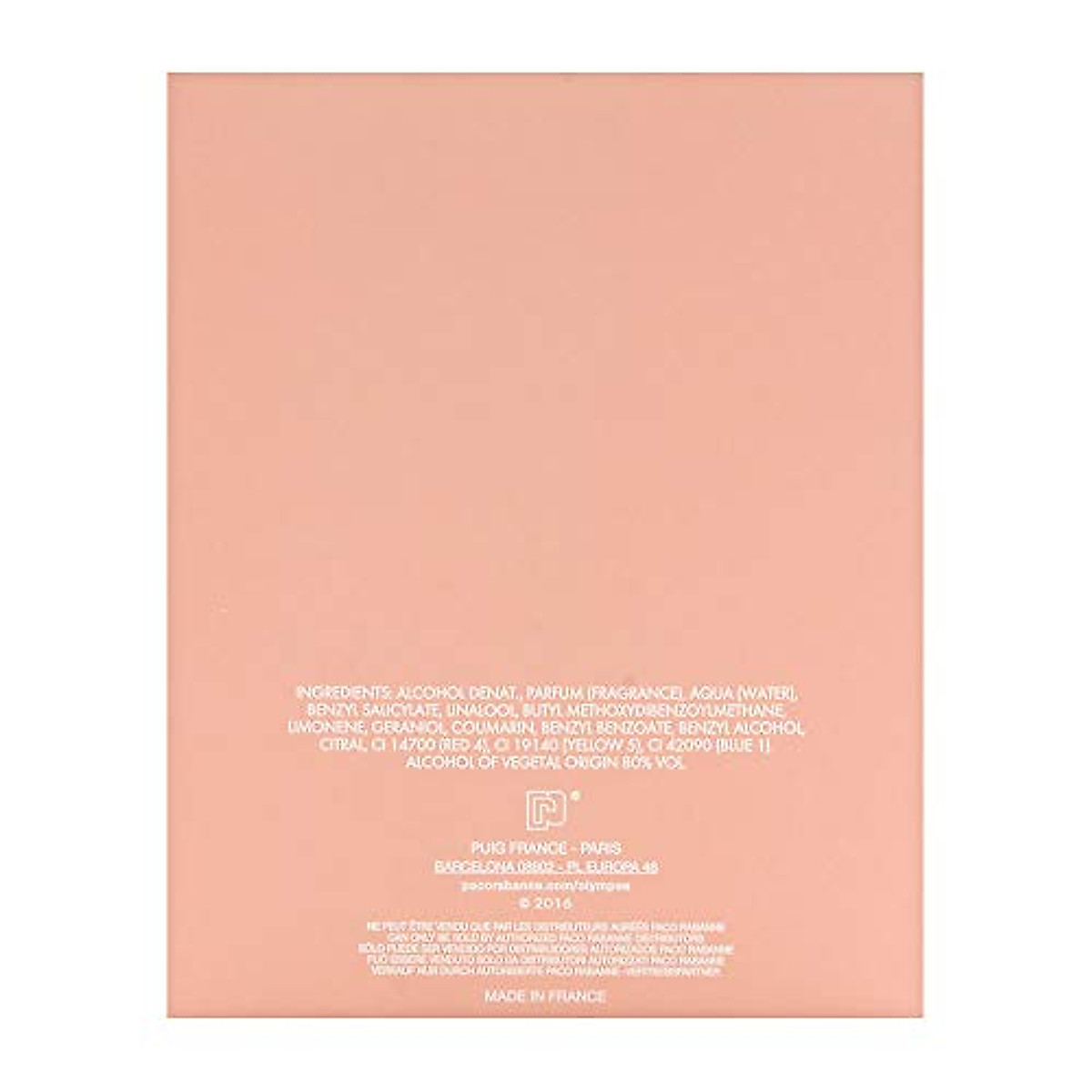 Paco Rabanne Olympea Intense By Paco Rabanne for Women 2.7 Oz Eau De Parfum Spray, 2.7 Oz