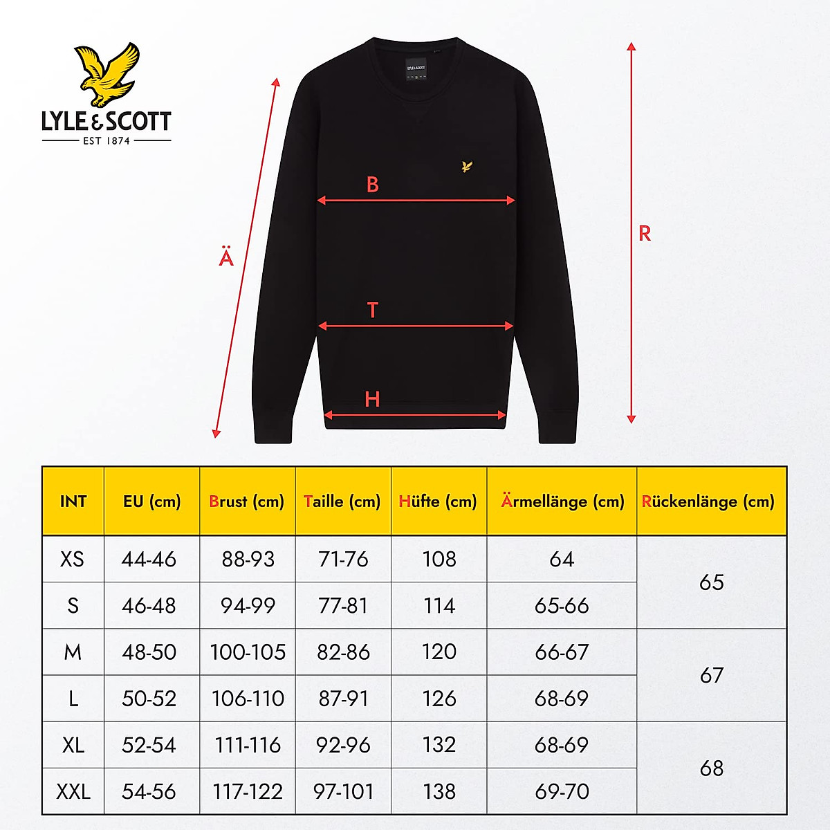Lyle & Scott Men's Logo Sweatshirt, Grey, L